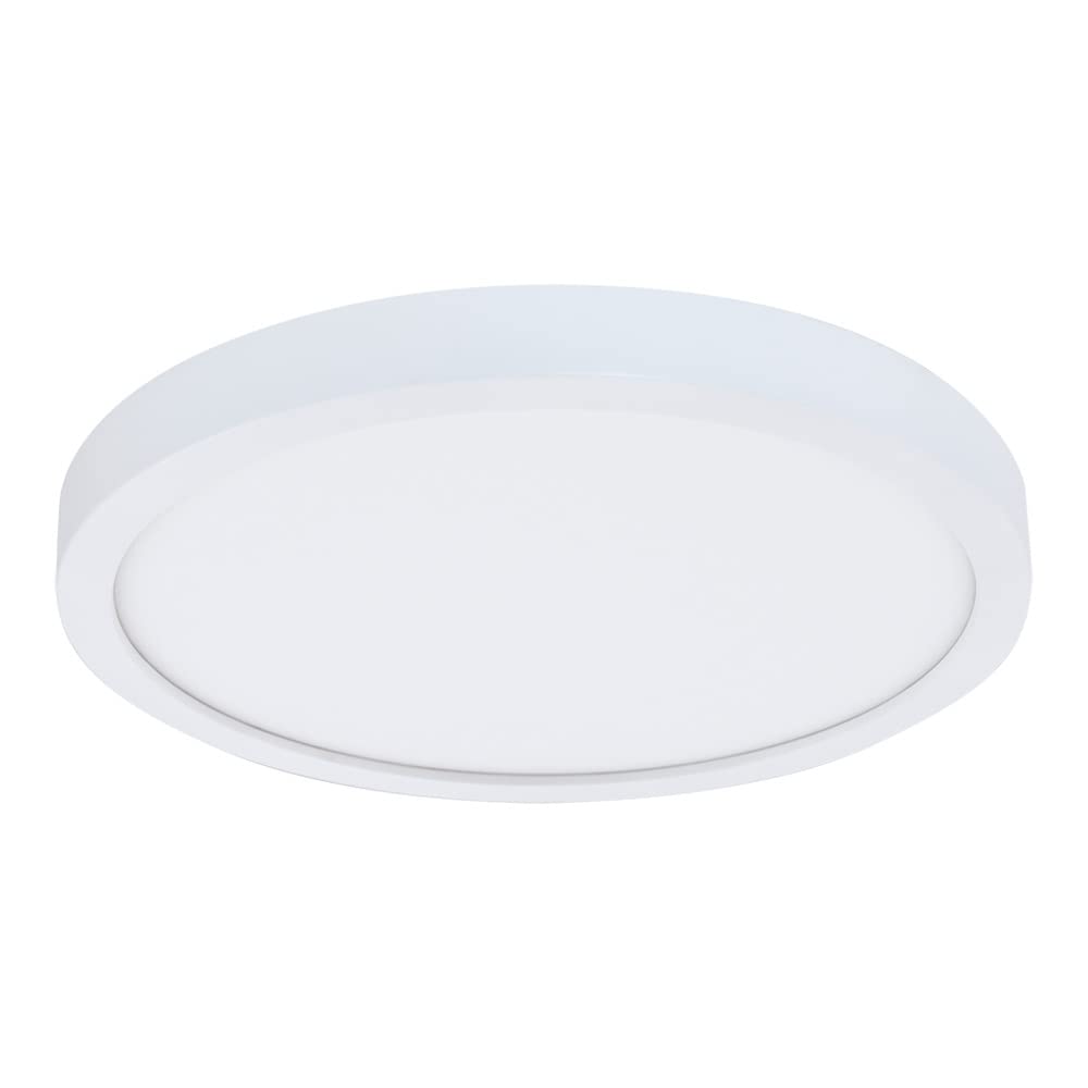 HALO 12 inch LED Surface Mount Ceiling Light Fixture Round Flat 5CCT ...