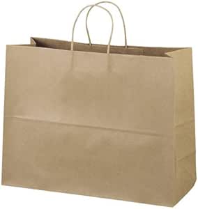 16"x6"x12" - 50 Pcs - Bagsource® Brown Kraft Paper Bags 95% Post ...