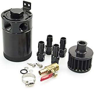 Tasan Racing Aluminum Compact Baffled Oil Catch Can 3 Port Plug ...