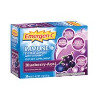 Alacer Emergen-C Immune Plus System Support with Vitamin D Blueberry ...