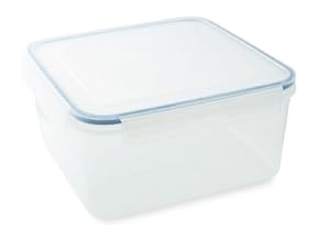Addis Clip & Close Square Food Storage Box, 5 Litre: Amazon.co.uk ...