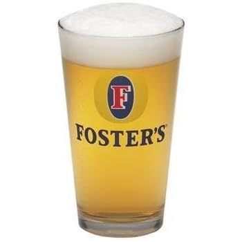 Amazon.com | Foster's Beer Pint Glass New: Beer Glasses
