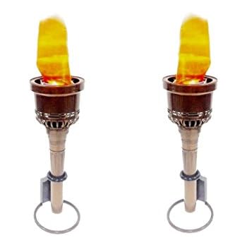 12 Electric Silk Faux-Flame Battery Operated Costume Decoration Hand ...