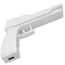 Amazon.com: Remote Nunchuck Light Gun Controller Pistol for Wii Games ...
