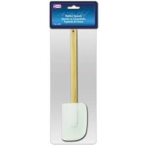 Amazon.com: ADC-Rubber Spatula-Bowl Scraper-Wood Handle-White-Large-Old ...