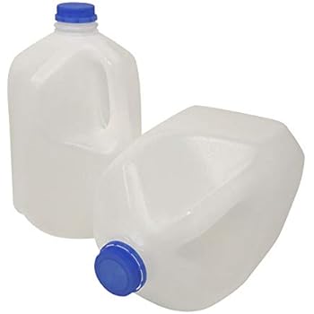 Amazon.com: CSBD 1 Gallon Plastic Jug with Lid for Water, Milk, Juice ...