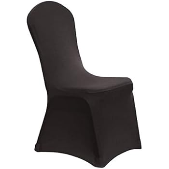 Amazon.com: Wedding Linens Inc. Spandex Banquet Fitted Chair Covers ...