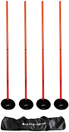Gear FC Speed and Agility Turf Training Poles (Orange) | Pricepulse