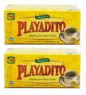 Amazon.com : PLAYADITO Yerba Mate Saquitos para Mate Cocido 20 uni. 3 ...