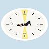 Lower Back Pain Relief Device, Pelvic Exercise Clock, Hip Flexor ...