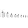 17Pcs Precision Calibration Weight Set, 100g 50g 20g 10g 5g 2g 1g 500mg ...