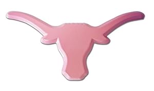 Amazon.com : University of Texas (Longhorn) PINK powder-coat Emblem ...