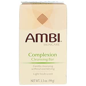 Amazon.com: Ambi Skincare Bars Complexion Cleansing Bar, 3.5 Ounce ...