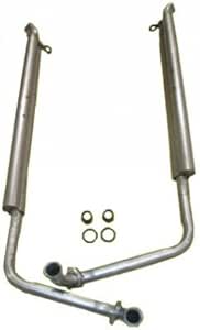 C2 Corvette 1965-1967 2in Aluminized Side Exhaust Pipes - Ultra Quiet ...