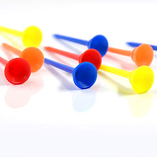 Champkey Big Cup 3-1/4" Golf Tees (50 pcs,Green) - Reduce Friction ...