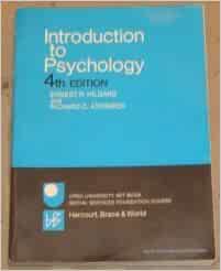 Introduction to Psychology: Hilgard, Ernest R, Atkinson, Richard C ...