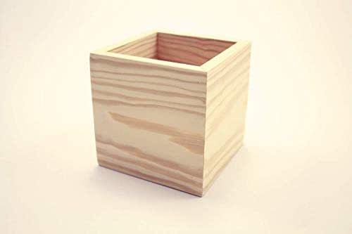Amazon.com: 5 x 5 x 5" Wood Box. Unfinished/Natural : Handmade Products