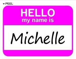 Amazon.com: Hello My Name Is Michelle - Window Bumper Laptop Sticker ...