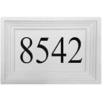 Amazon.com: Personalized Address Plaque by ABC Address Blocks. 9" x 15 ...