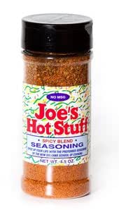 Amazon.com : Joe's Hot Stuff Seasoning From New Orleans, 4.5 Oz ...