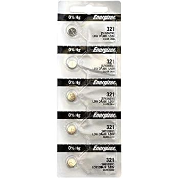 Amazon.com: 5 321 Energizer Watch Batteries SR616SW Battery Cell (5 ...
