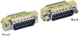 Amazon.com: KENTEK Mini DB15 15 Pin Male to Male M/M for PC MAC VGA Mini Adapter Gender Changer ...