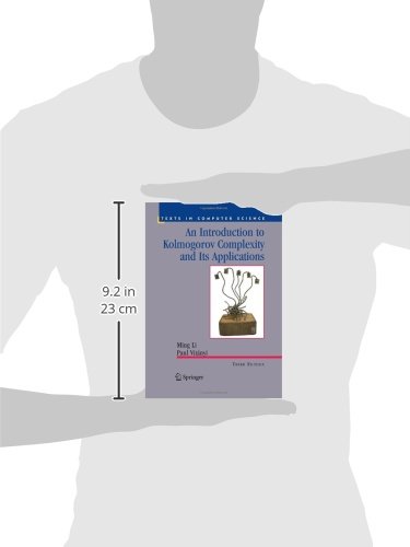 An Introduction To Kolmogorov Complexity And Its Applications Texts In