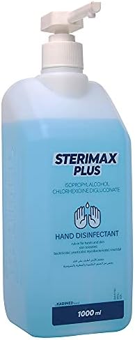 STERIMAX PLUS Hand Disinfectant (isopropyl Alcohol-chlorhexidine ...