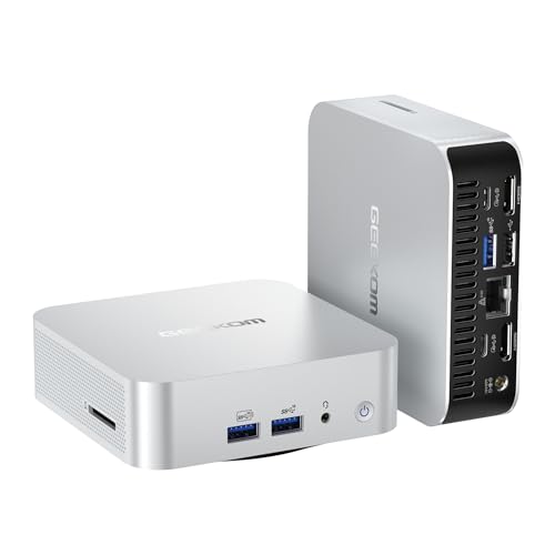 GEEKOM A7 Mini PC, AMD Ryzen 7 7840HS Mini Computers(8C/16T Up to 5 ...