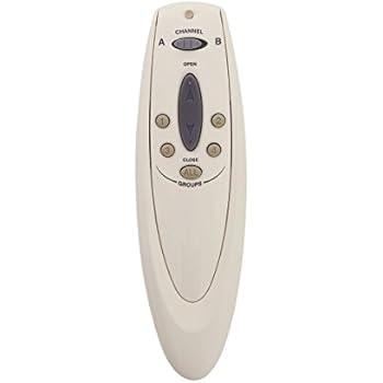 Hunter Douglas Platinum Remote Control for PowerRise, PowerGlide, and ...