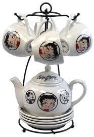 Amazon.com: Betty Boop Tea Set 11 Pieces: Tea Services: Home & Kitchen