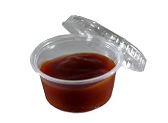 Amazon.com: 100 Pack of Individual Portion Souffle Condiment Cups with ...