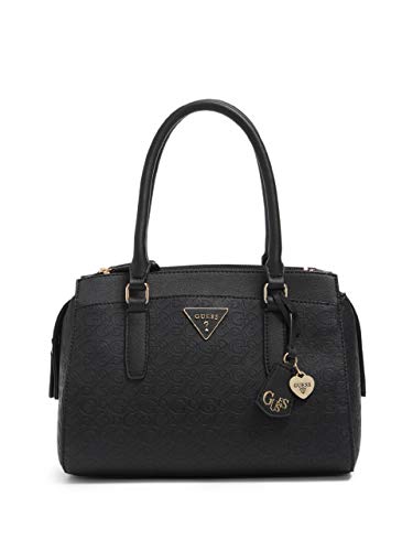 Guess Purse Black. GUESS Factory Women's Everett Logo-Debossed Satchel.