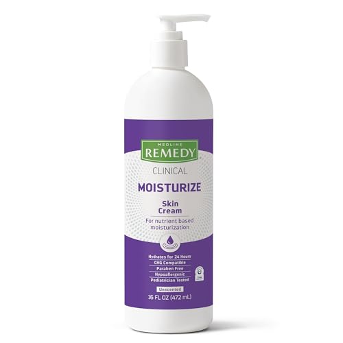 Medline Remedy Clinical Skin Cream Moisturizer, Unscented (16 fl oz ...