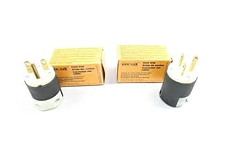 LOT of 2 HUBBELL HBL5666C Plug 2P 3W 15A 250V-AC: Amazon.com: Tools ...