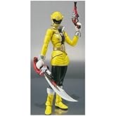 Amazon.com: Bandai Tamashii Nations S.H.Figuarts Yellow Ranger "Mighty ...