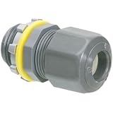 Arlington LPCG757-1 Low Profile Strain Relief Cord Connector, 3/4 Inch ...
