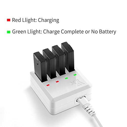 LYONGTECH Battery Charger For DJI Ryze Tello And Tello EDU Drone,4 In 1 ...