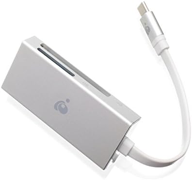 IOGEAR Aluminum USB-C 3-In-1 SD Card Reader - UHS-II SDXC Speed 312MB/s ...