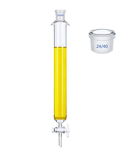 DONLAB CKF-4030 Glass 40mm O.D. 300mm Length Chromatography Column 24/ ...