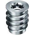 RAMPA® Made in Germany Threaded Steel Insert, (50 pcs.) with hex Drive ...