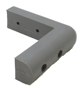 Grey Non-Marking Neoprene Rubber Corner Bumper: Amazon.com: Industrial ...