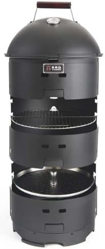 BBQ Tower Multi-Level Charcoal Barbecue Grill Matte Black: Mark ...