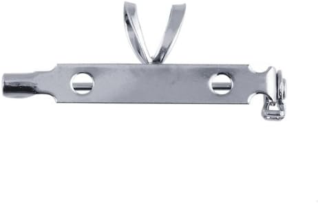 Brass Nickel-Plated 1-1/4" One-Piece Pin Back with Bail: Amazon.ca ...
