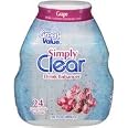 Amazon.com : Great Value Simply Clear Grape Liquid Drink Enhancer, 1.62 ...