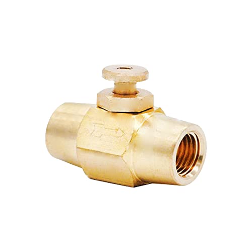 YOUHO Brass 1/4" NPT Female Thread push button air valve Switch Shut ...