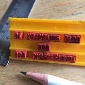 Shiny S-200 DIY Printing Kit 4mm and 5mm Character Height: Amazon.co.uk ...