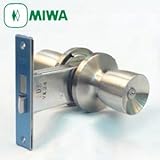 Amazon | 公団住宅 空錠 MIWA TB-0 握り玉錠 M-91 ドアノブ 交換 取替え M91 美和ロック TB2 | ドア用金物