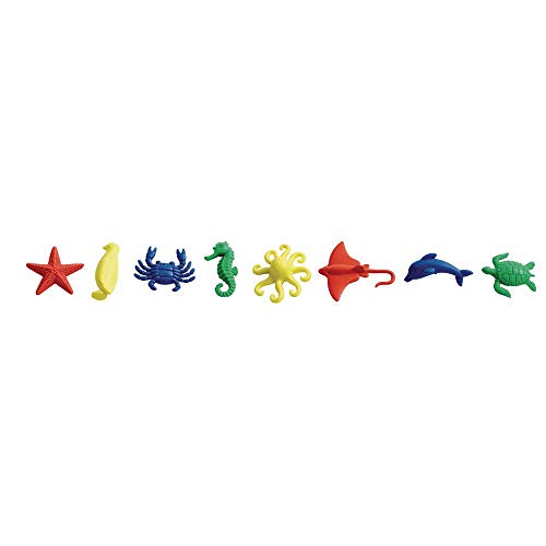 Excellerations Math Manipulatives Set of 128 Sea Creature Counters 1-1/ ...