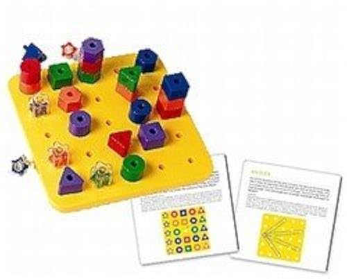 Discovery Toys Giant PEGBOARD with Stacking Shapes & Activity Cards ...